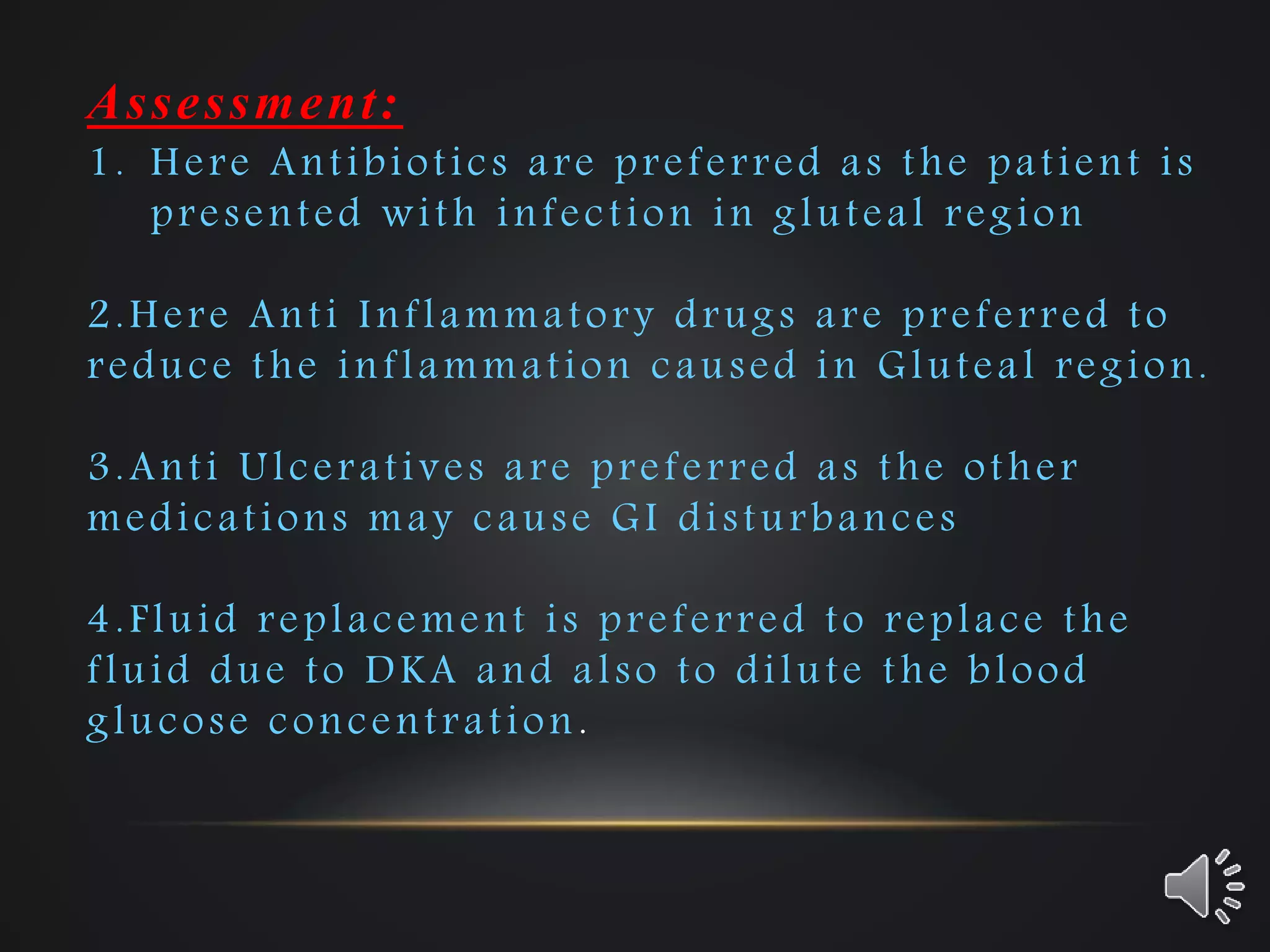 Gluteal abscess with diabetes mellitus and diabetic ketoacidosis (2) | PPTX