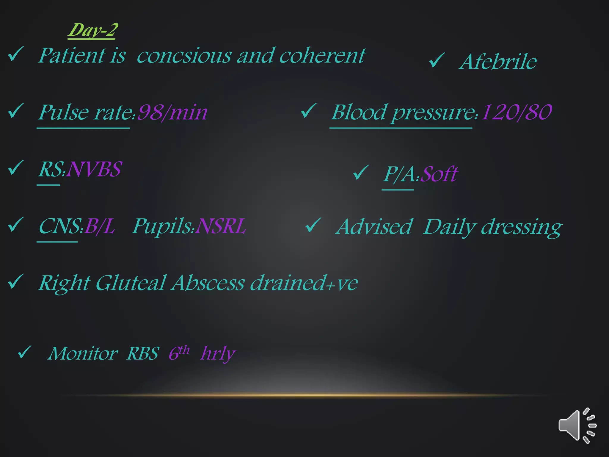 Gluteal abscess with diabetes mellitus and diabetic ketoacidosis (2) | PPTX