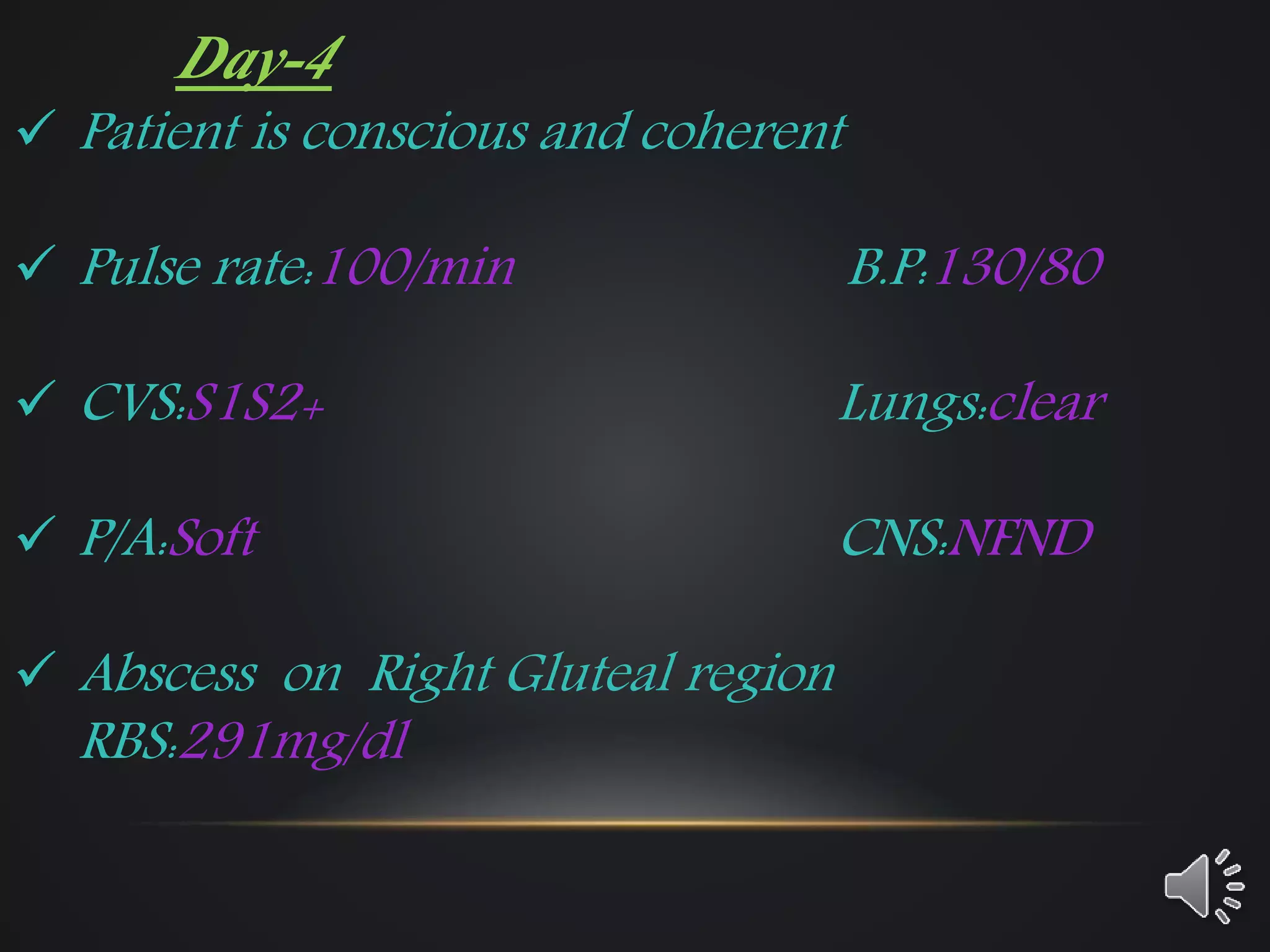 Gluteal abscess with diabetes mellitus and diabetic ketoacidosis (2) | PPTX