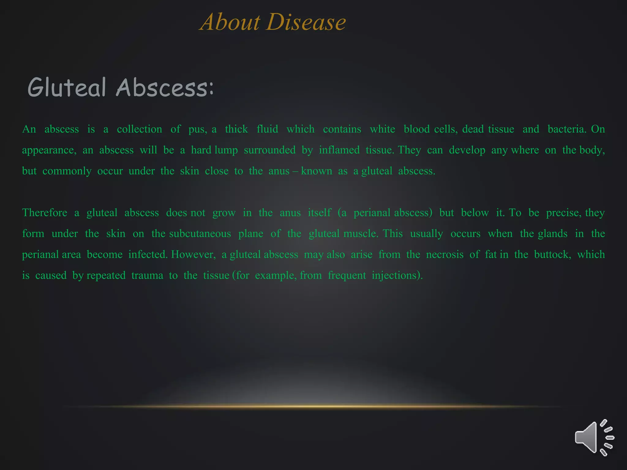 Gluteal abscess with diabetes mellitus and diabetic ketoacidosis (2) | PPTX
