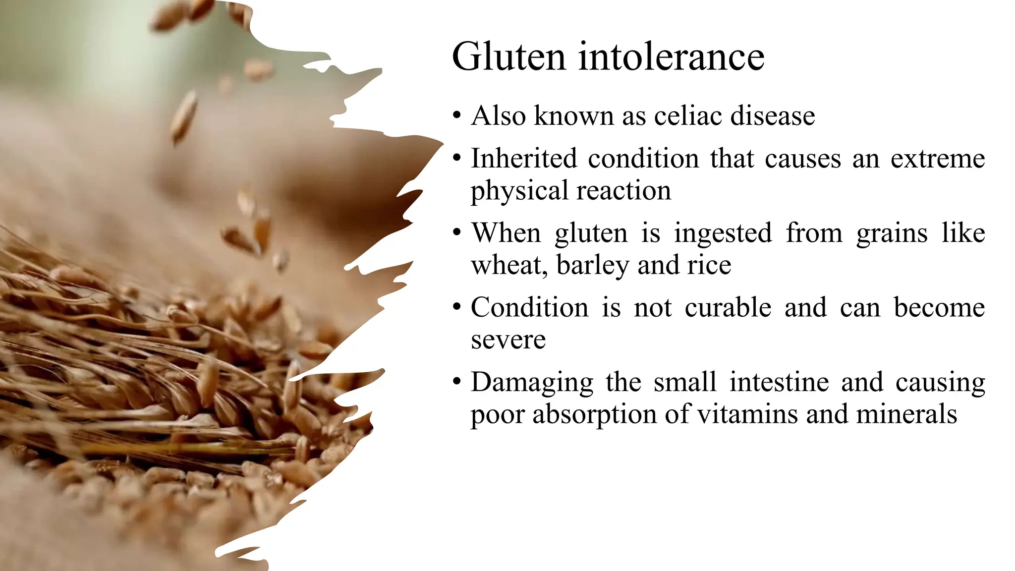Gluten Intolerence in accordance to food toxicity or food intolerance | PPTX