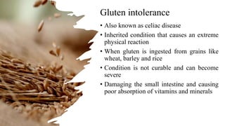 Gluten Intolerence in accordance to food toxicity or food intolerance ...