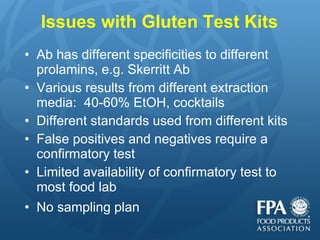 Gluten Test Kit Methods Usda | PPT