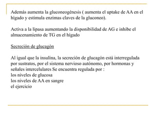 Glut y regulacion de la secrecion de la insulina | PPTX