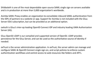 Gluu server for educational institutions | PPT