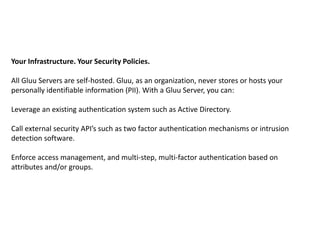 Gluu server for educational institutions | PPT