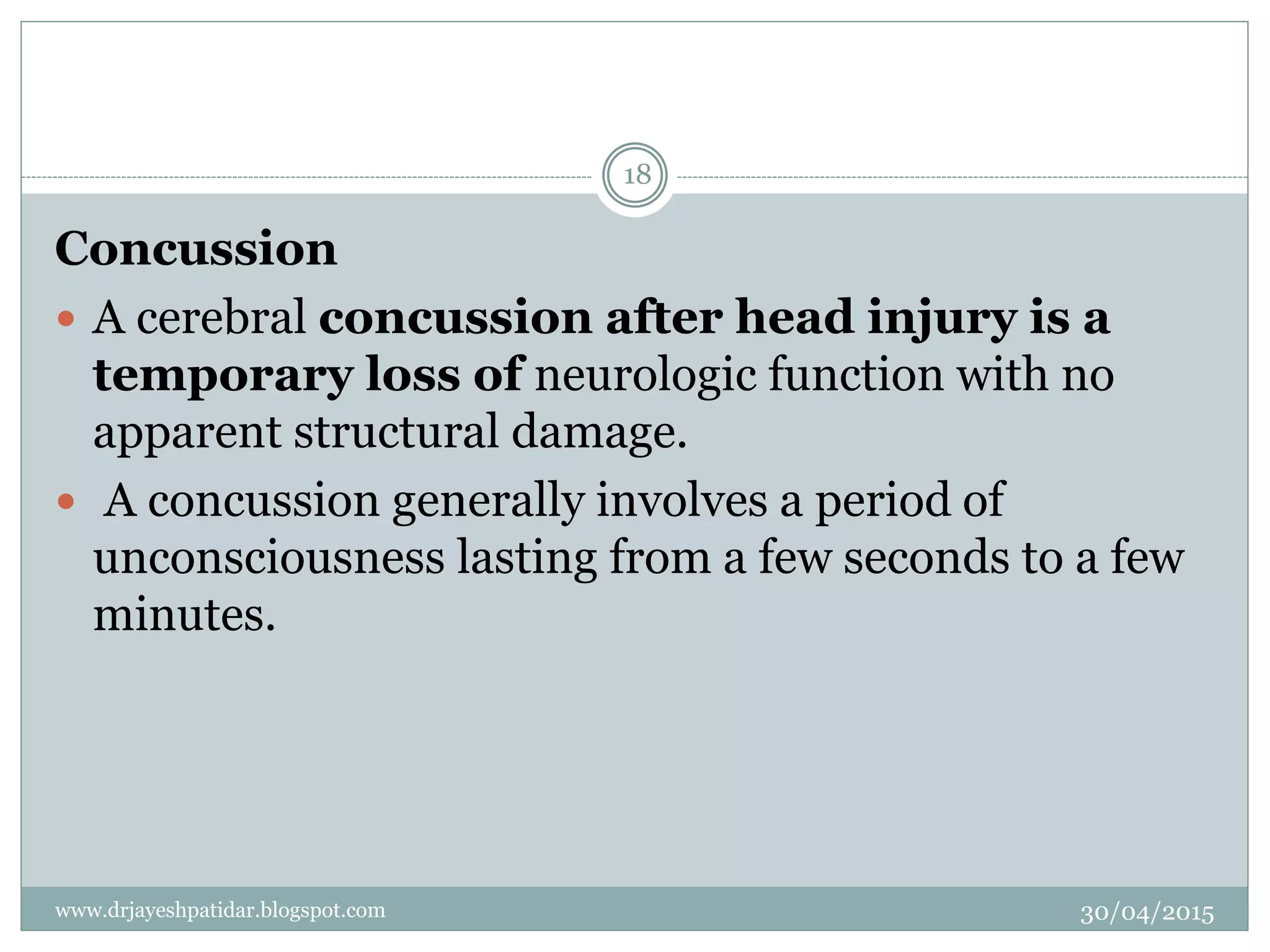 Head injury | PDF