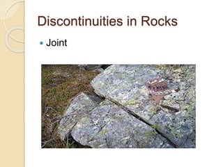 Behaviour Pattern of Slopes Tunnels in Discontinous Rock Media | PPTX