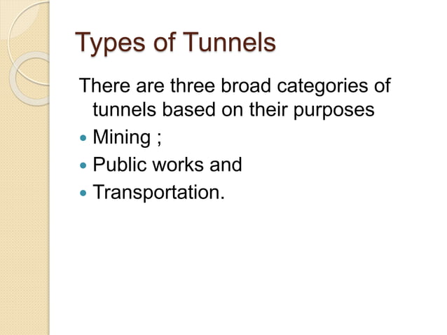 Behaviour Pattern of Slopes Tunnels in Discontinous Rock Media | PPT