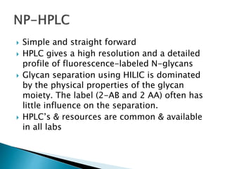 Glycan analysis of mAb’s_Introduction | PPTX | Chemistry | Science