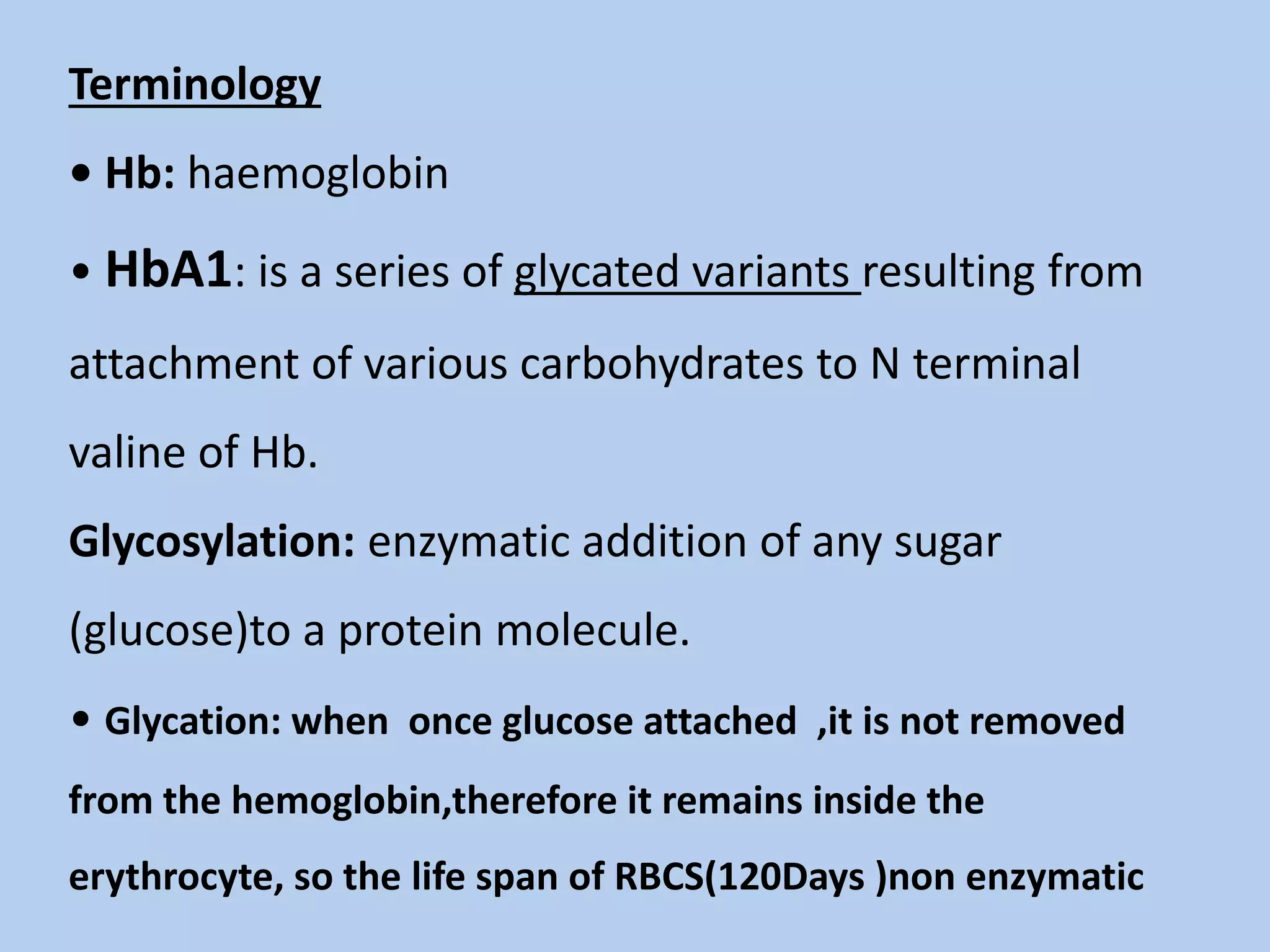 Glycated haemoglobin ppt by Basalingappa BG | PPTX