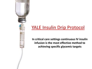 Glycemic control in the Intensive Care Units | PPTX