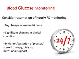 Glycemic control in the Intensive Care Units | PPTX