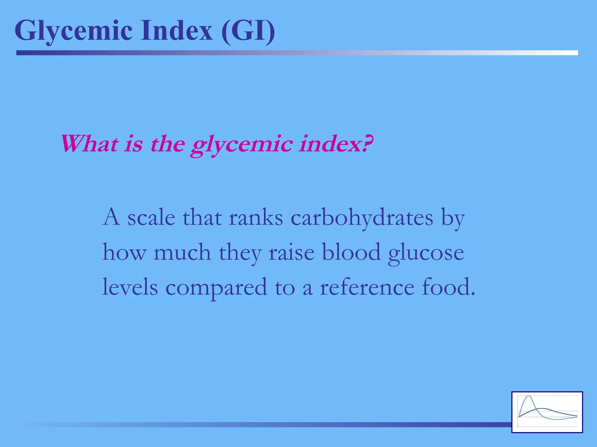 Introduction to glycemic index. Identification, methods, health ...