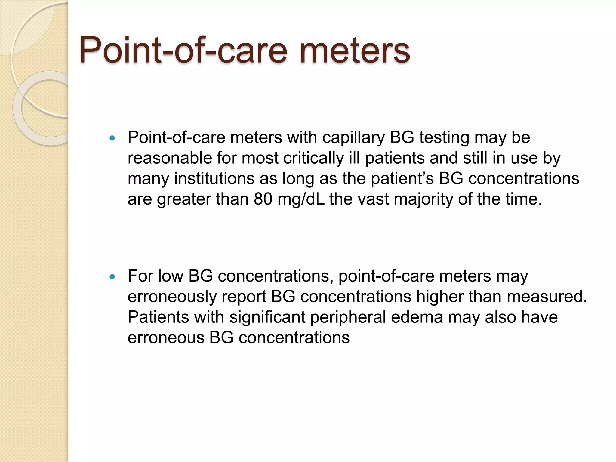 Glycemic Control - Diabetes Mellitus | PPTX