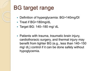 Glycemic Control - Diabetes Mellitus | PPTX