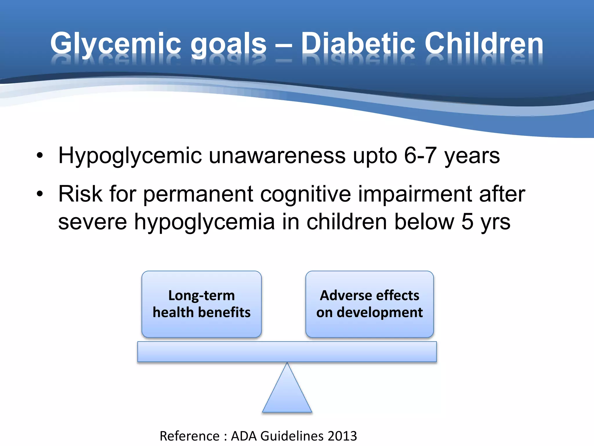 Glycemic goals in diabetics | PPTX