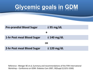 Glycemic goals in diabetics | PPTX
