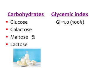 Medical Biochemistry | Food and Nutrition : Glycemic index | PPTX