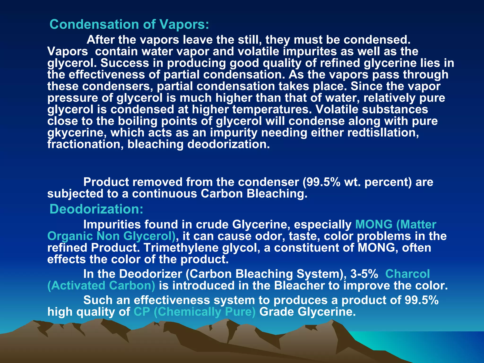 Glycerine distillation plant By Muhammad Fahad Ansari 12IEEM14 | PPT