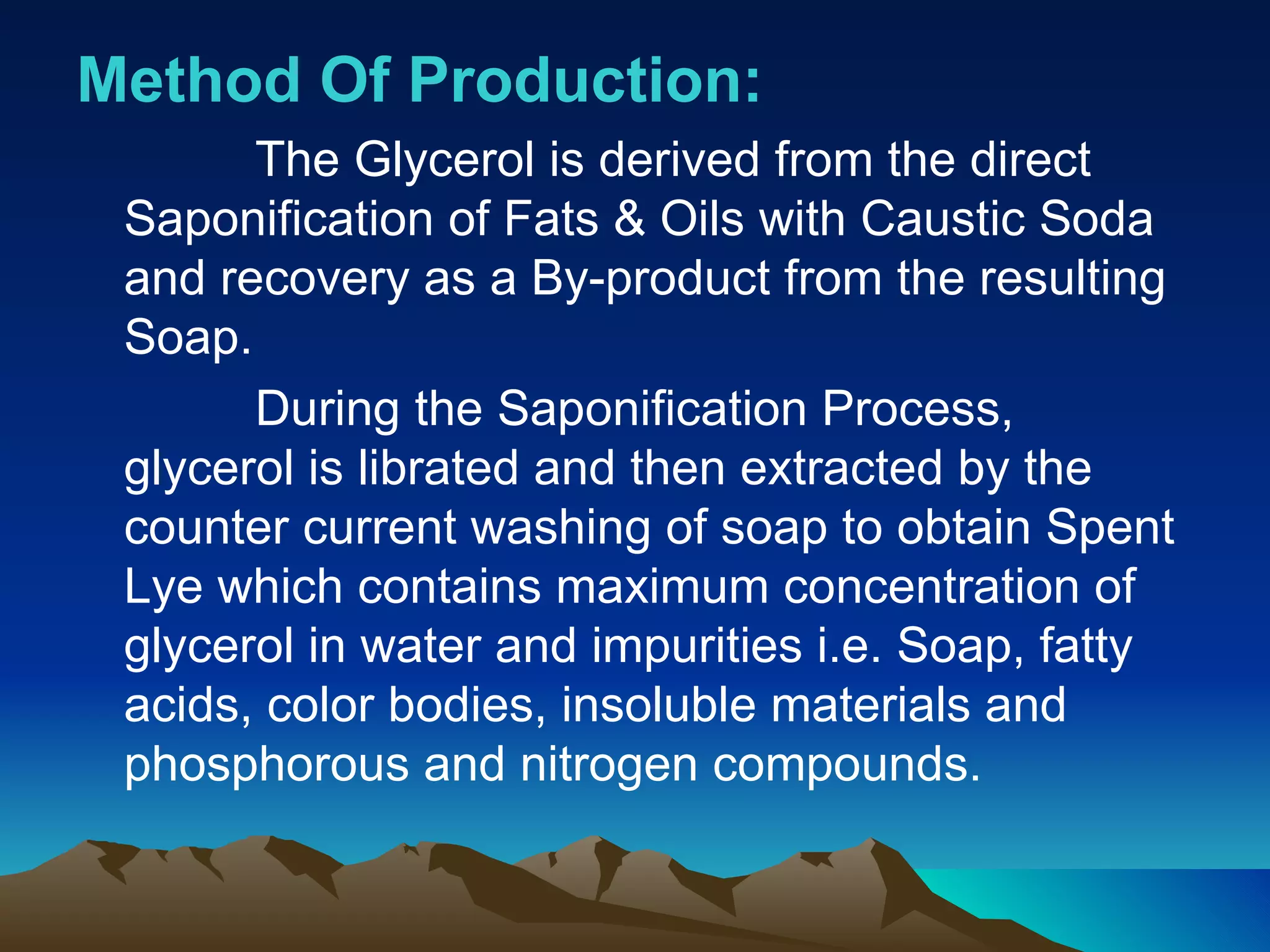 Glycerine distillation plant By Muhammad Fahad Ansari 12IEEM14 | PPT
