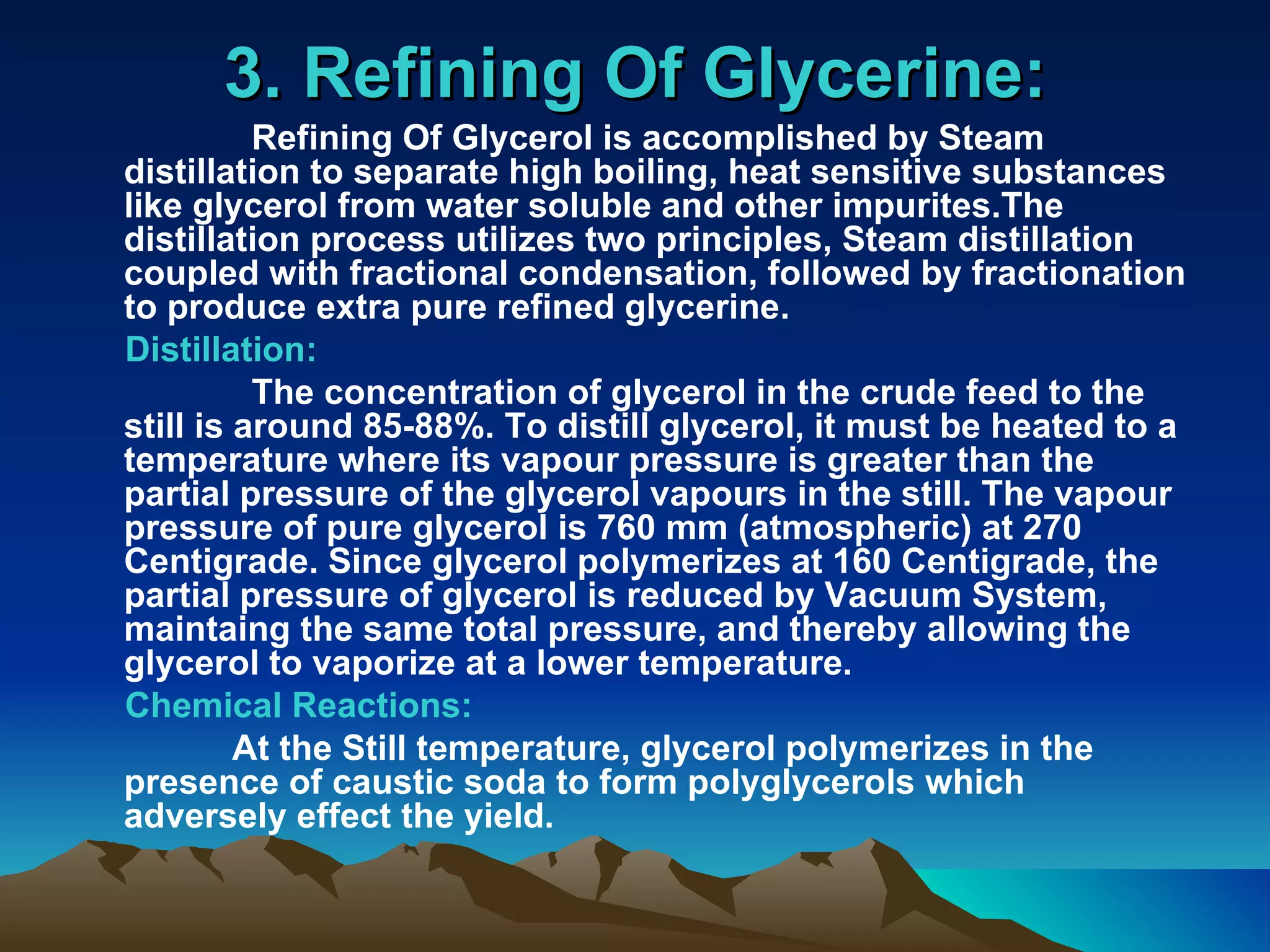 Glycerine distillation plant By Muhammad Fahad Ansari 12IEEM14 | PPT