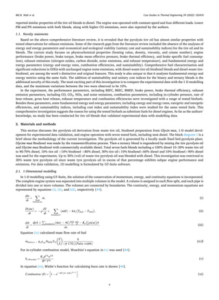 Investigation of engine performance, combustion, and emissions using waste tire Oil-Diesel ...