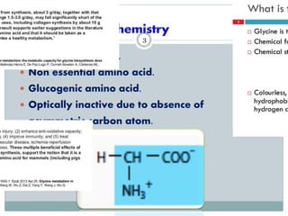 Glycine metabolism and specialised products of amino acids | PPTX