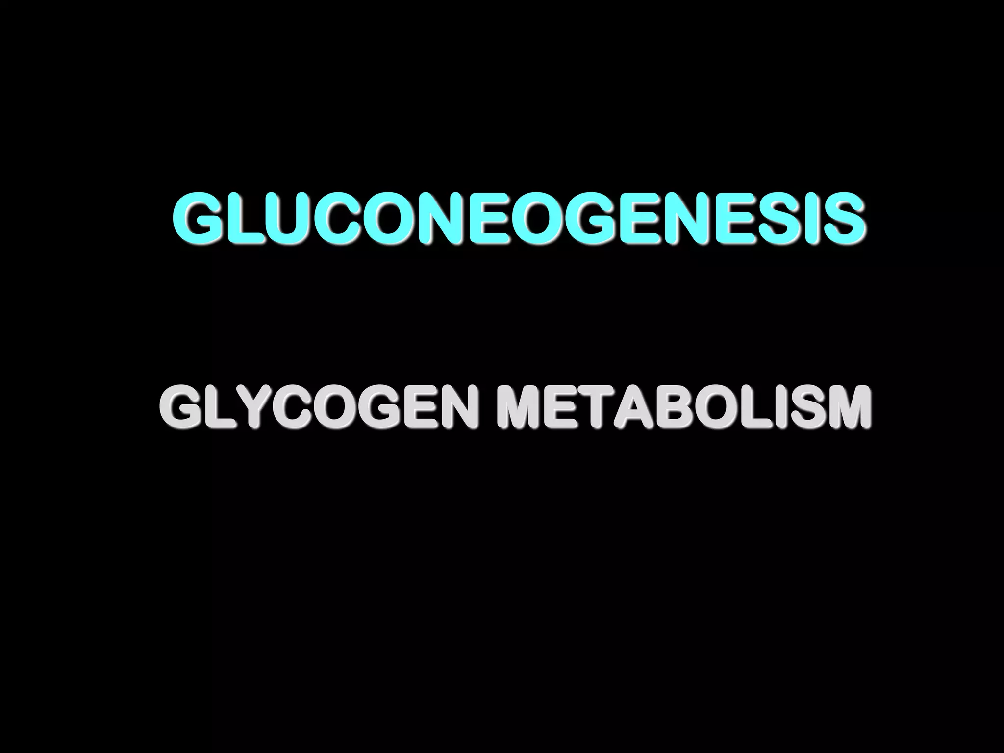 Glycogen metabolism | PDF