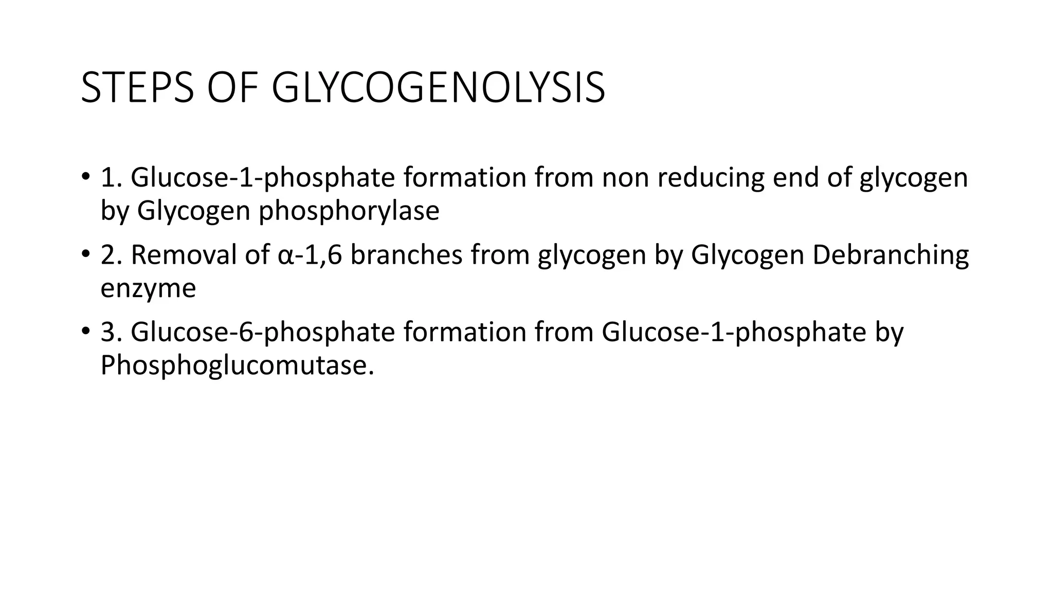 Glycogenesis and glycogenolysis | PPTX