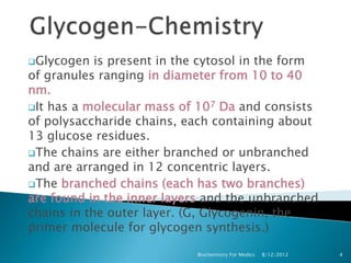 Chemical Structure Of Glycogen