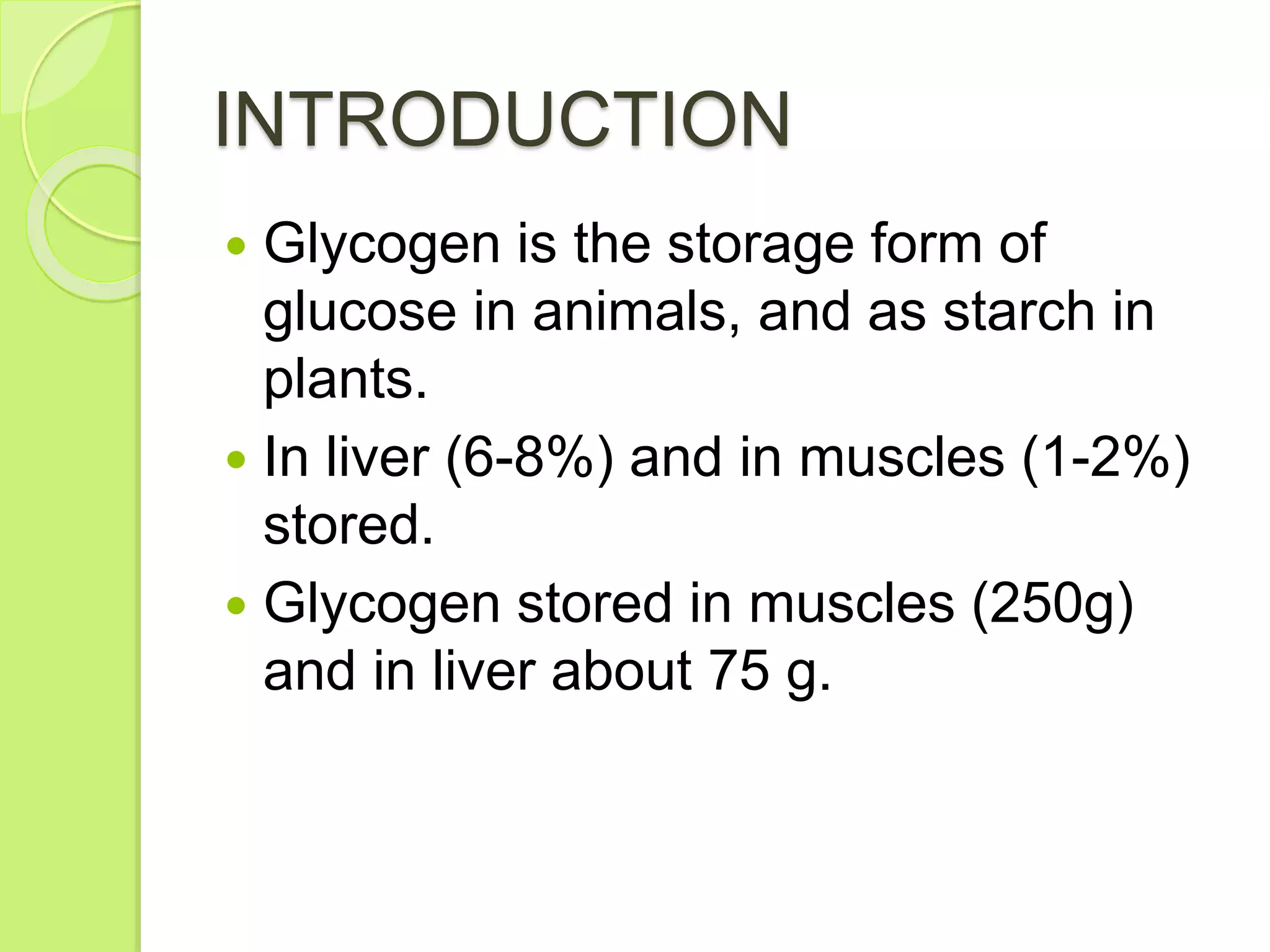 Glycogen metabolism | PPTX