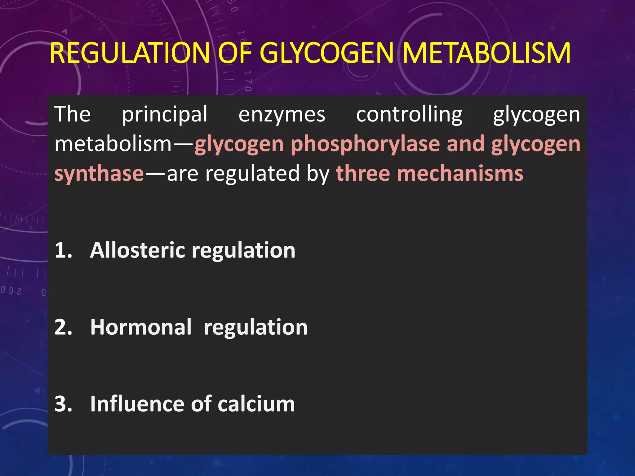 Glycogen metabolism s | PPT