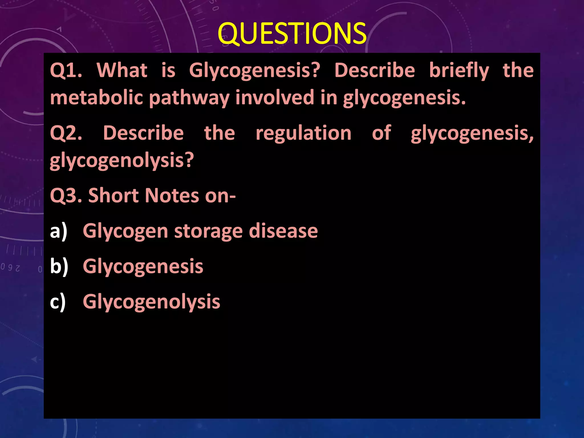 Glycogen metabolism s | PPT