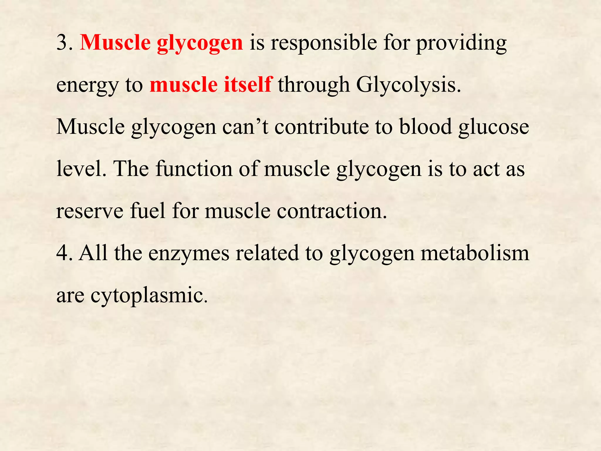 Glycogen metabolism and its regulation | PPTX