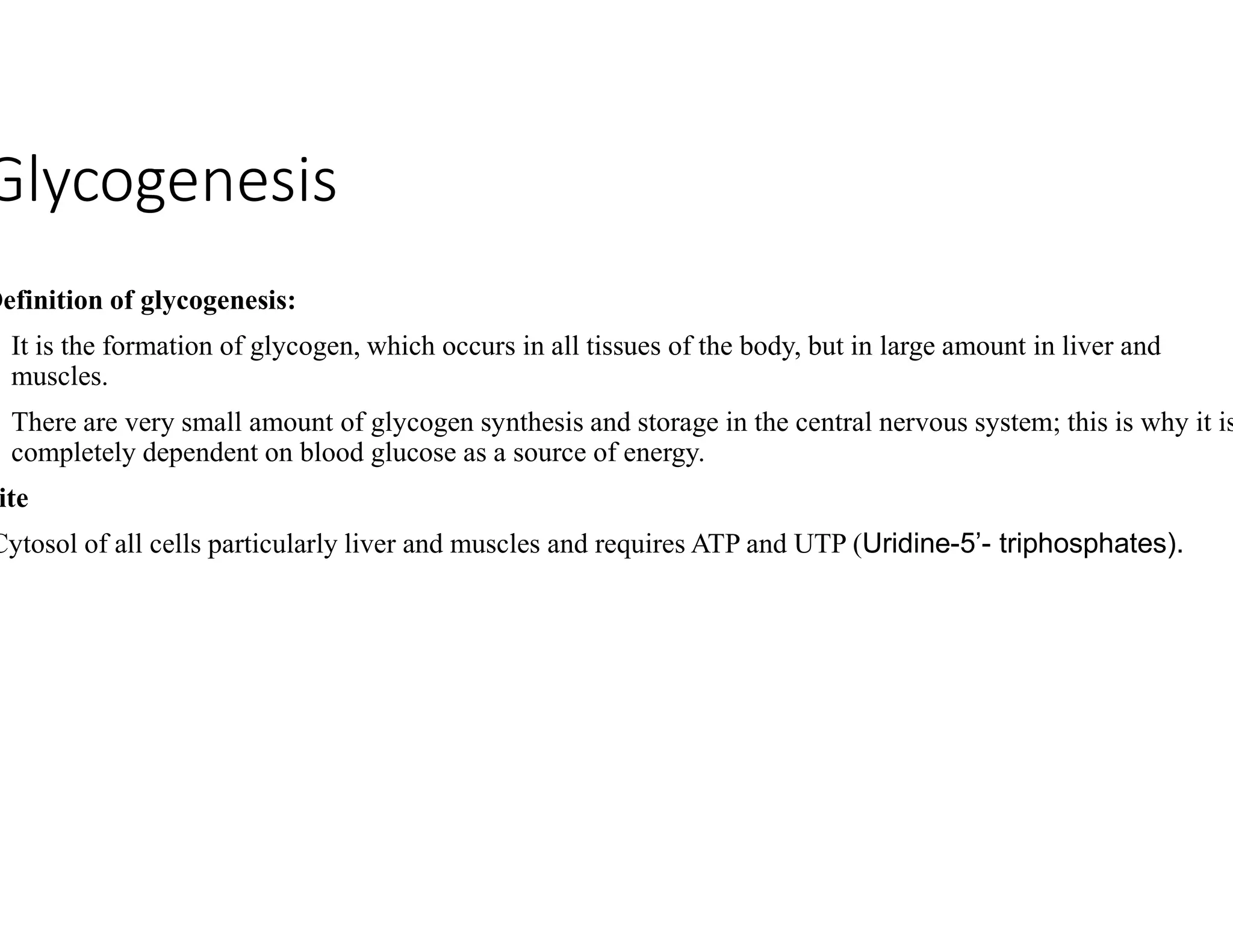 Glycogen metabolism pathway | PDF