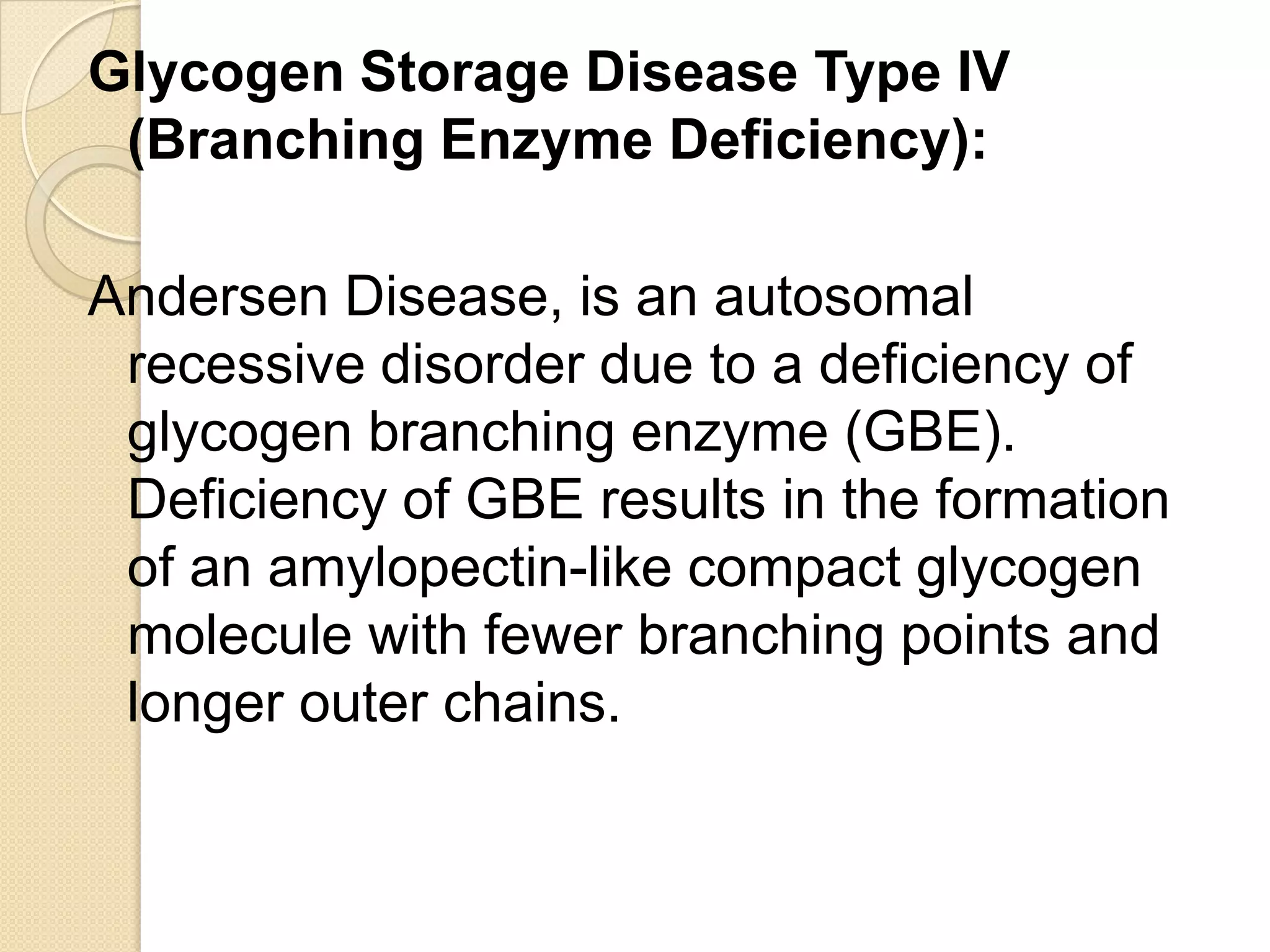 Glycogen storage disease | PPTX
