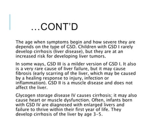 Glycogen storage disease LB | PPTX