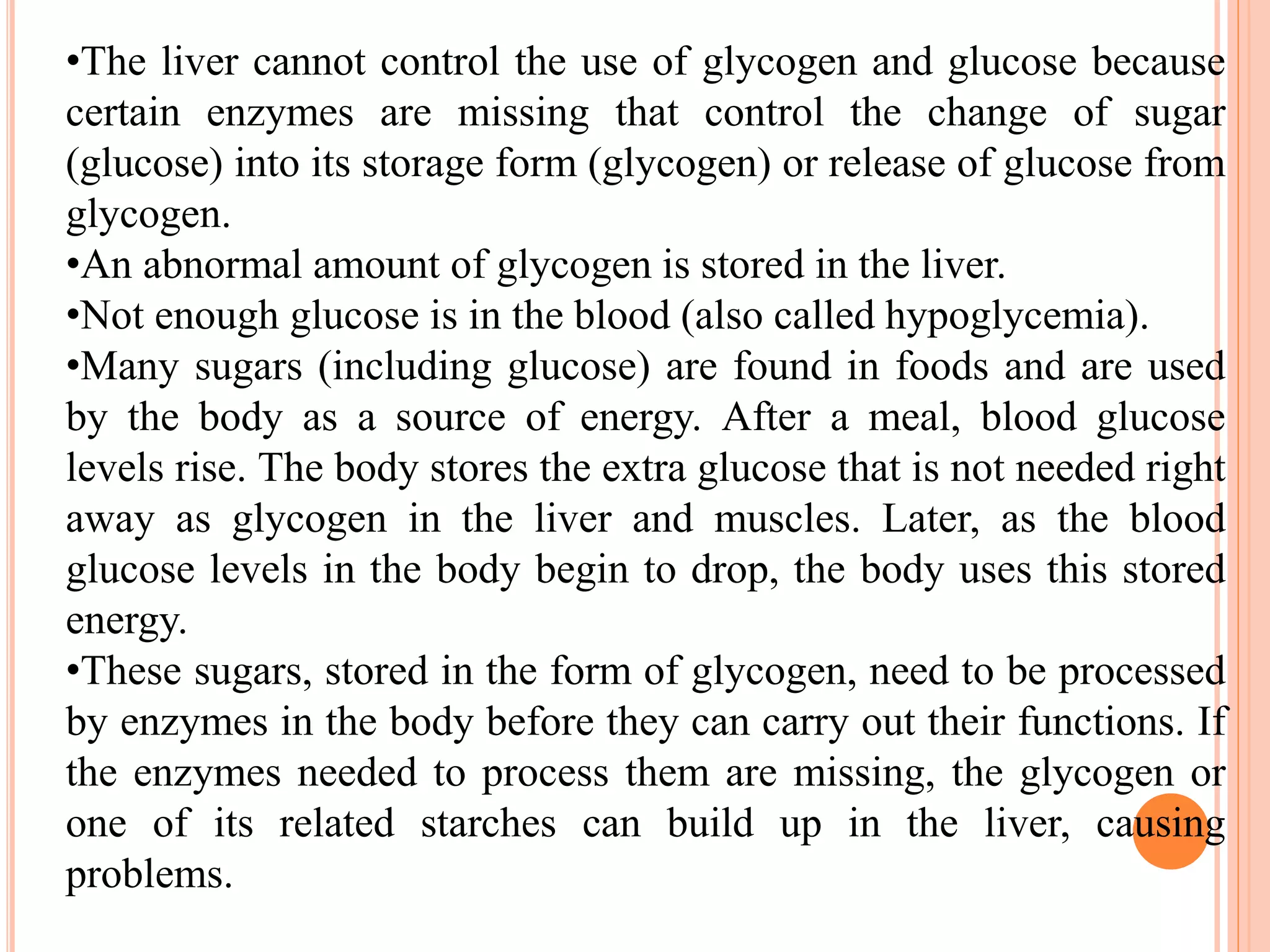 Glycogen storage disease | PPTX