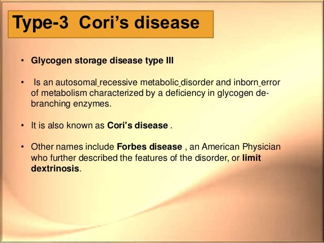 GSD, glycogen storage disease