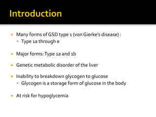 Glycogen Storage Disease Case Study | PDF