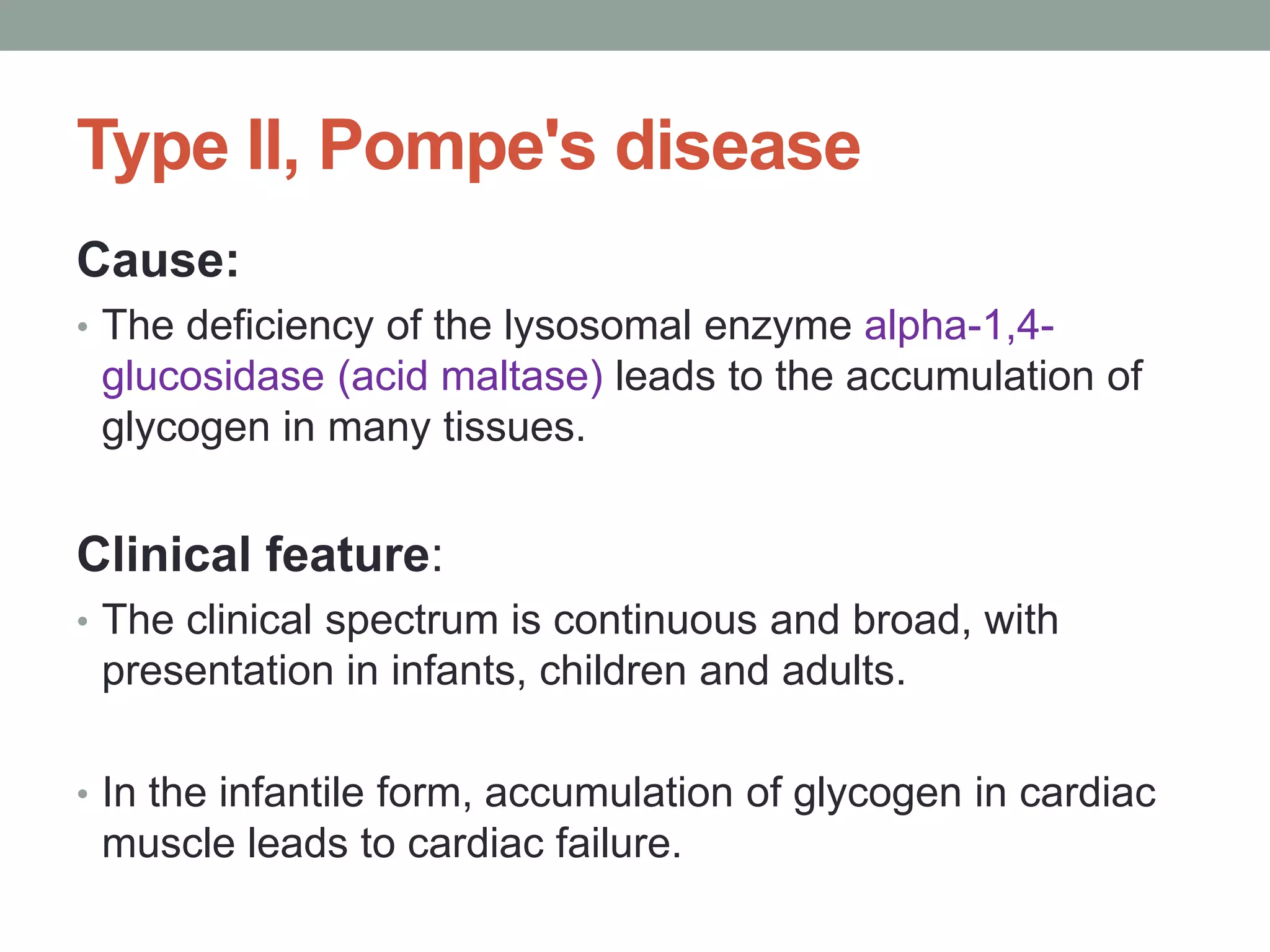 Glycogen storage disease (gsd) | PPTX