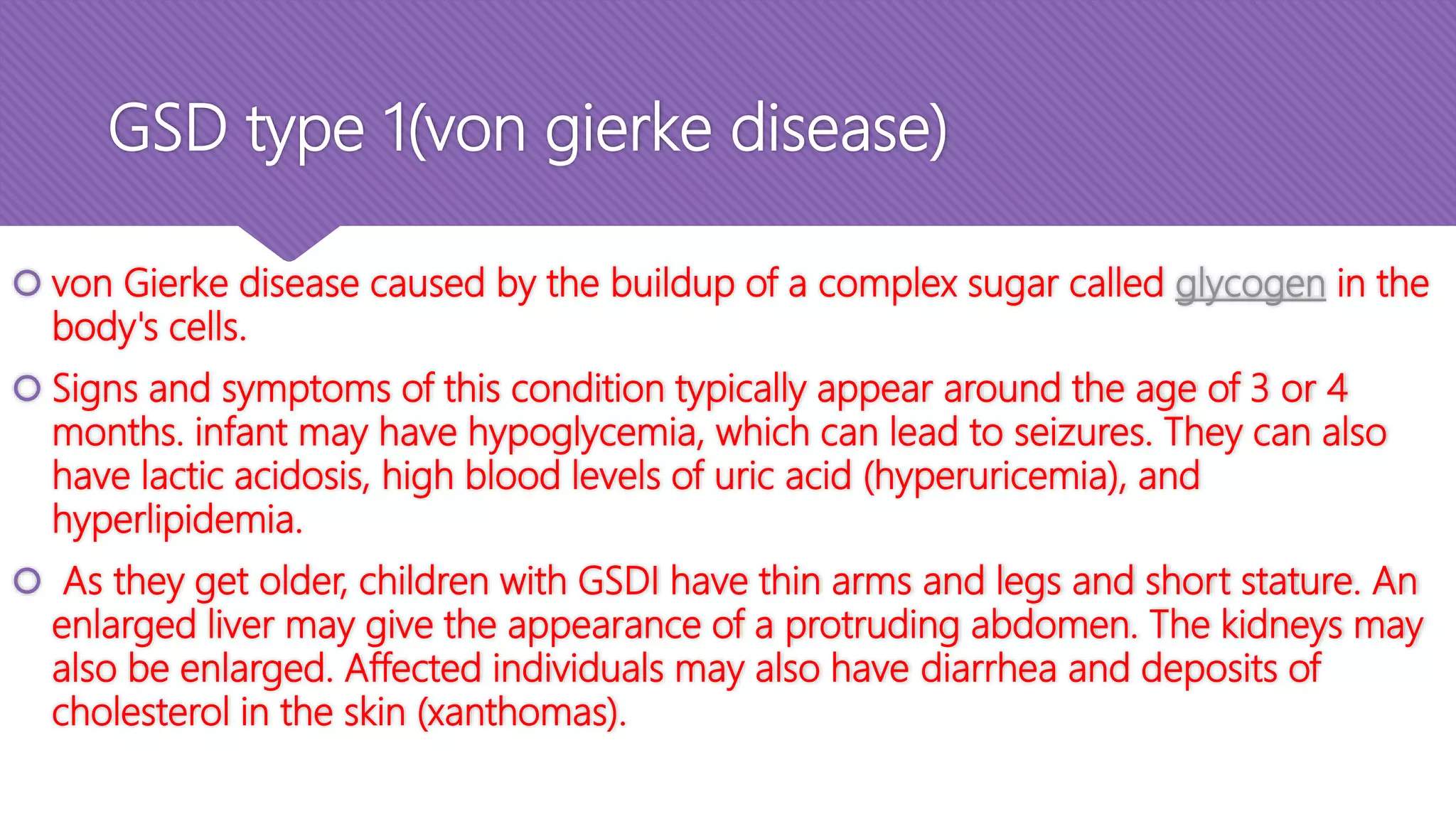 Glycogen storage disorders pathology | PPTX