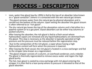 GLYCOL-DEHYDRATION refinery engineering .pptx