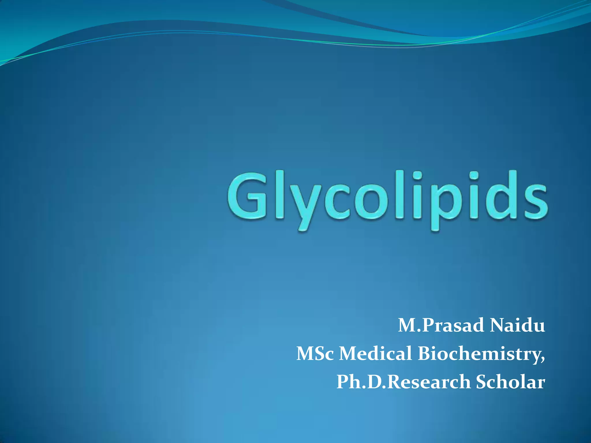 Glycolipids | PPT