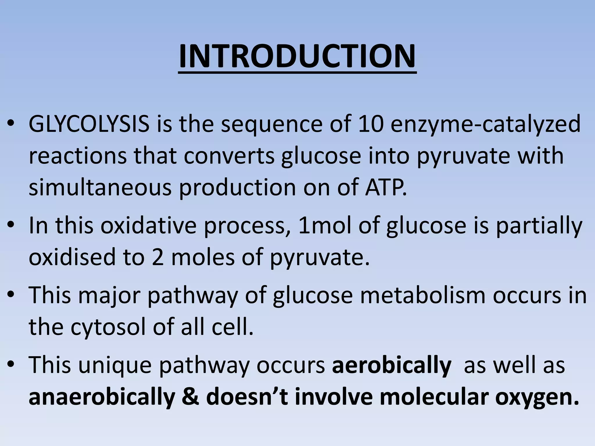 Glycolysis | PPTX