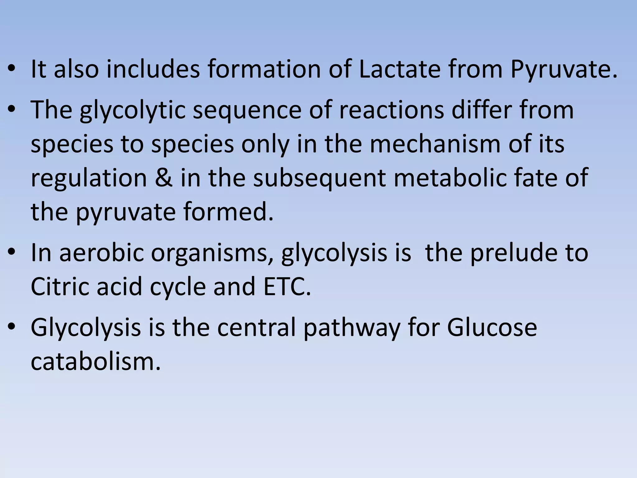 Glycolysis | PPTX