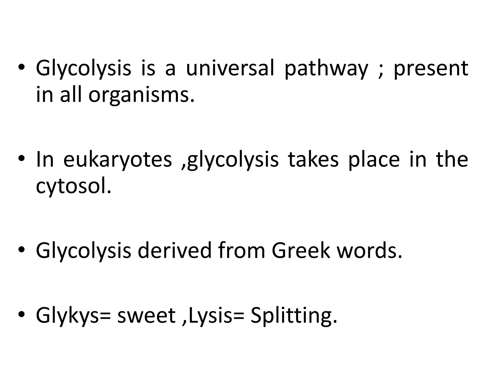 Glycolysis | PPTX