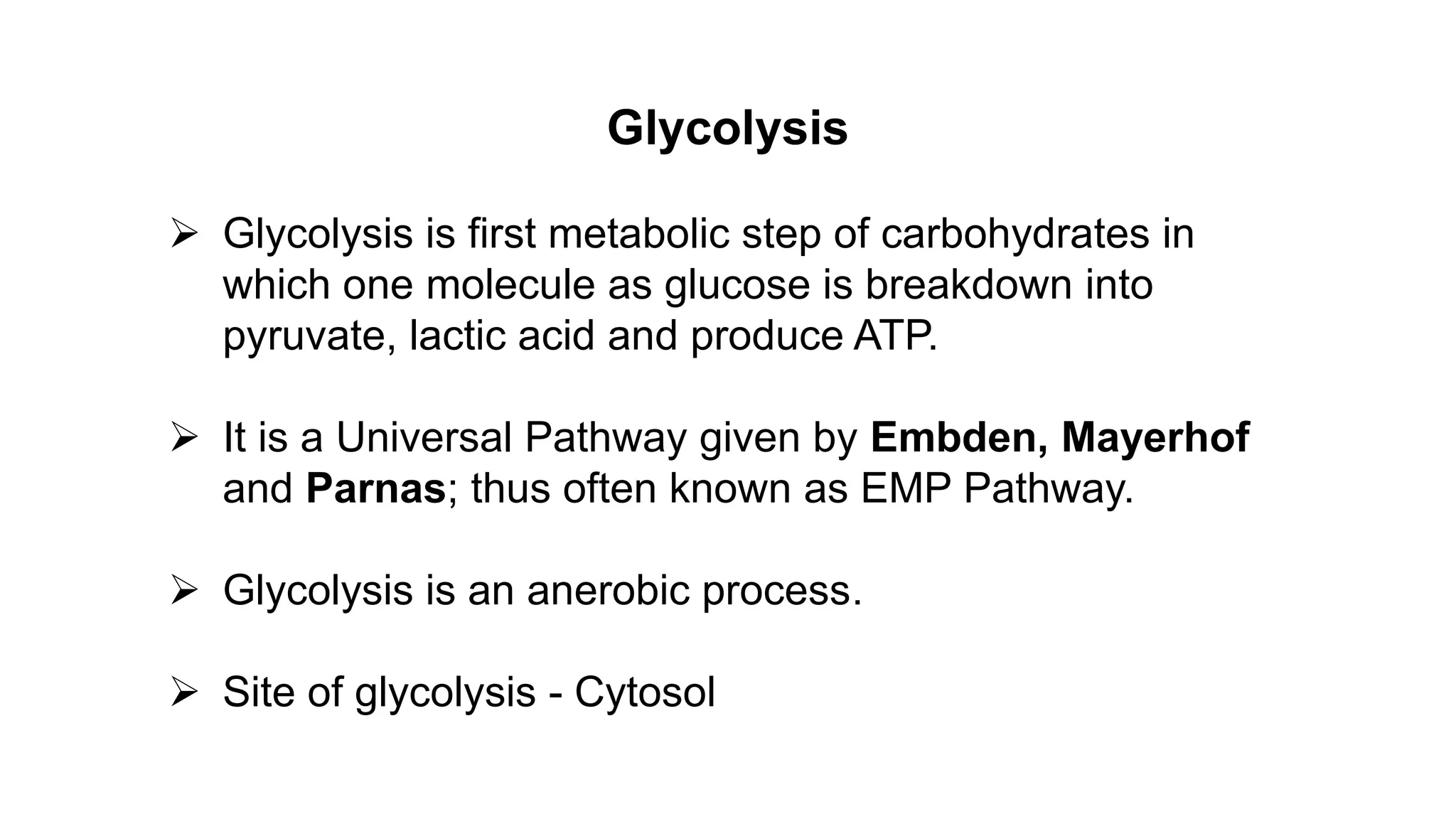 Glycolysis | PPTX