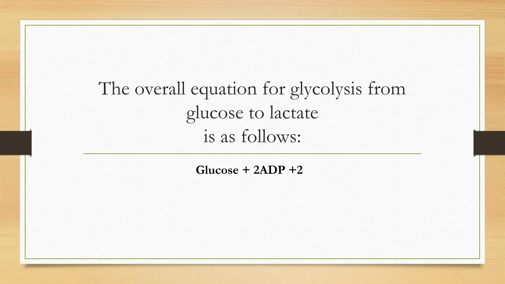 Glycolysis - Metabolic Pathway (Biochemistry) | PPT